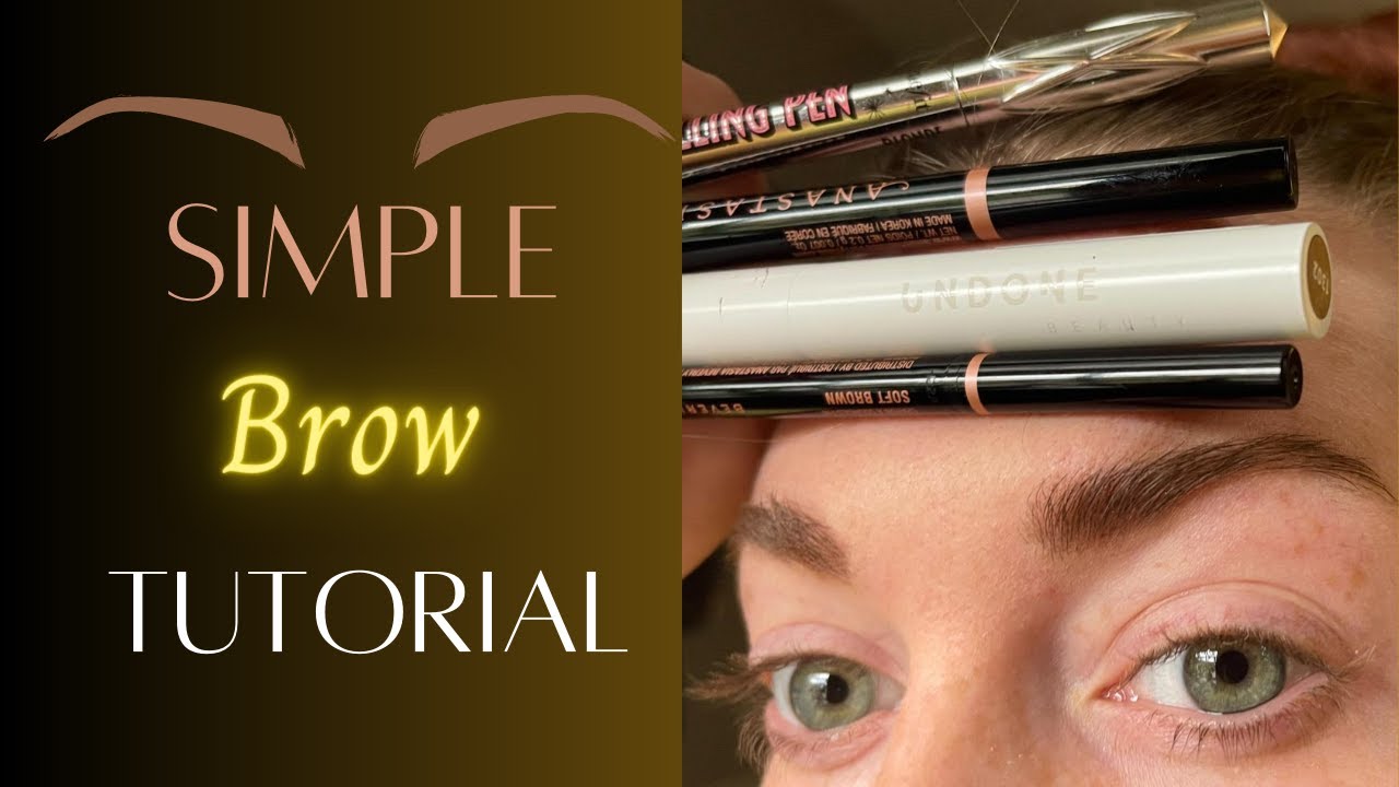 Simple Eyebrow Tutorial Youtube