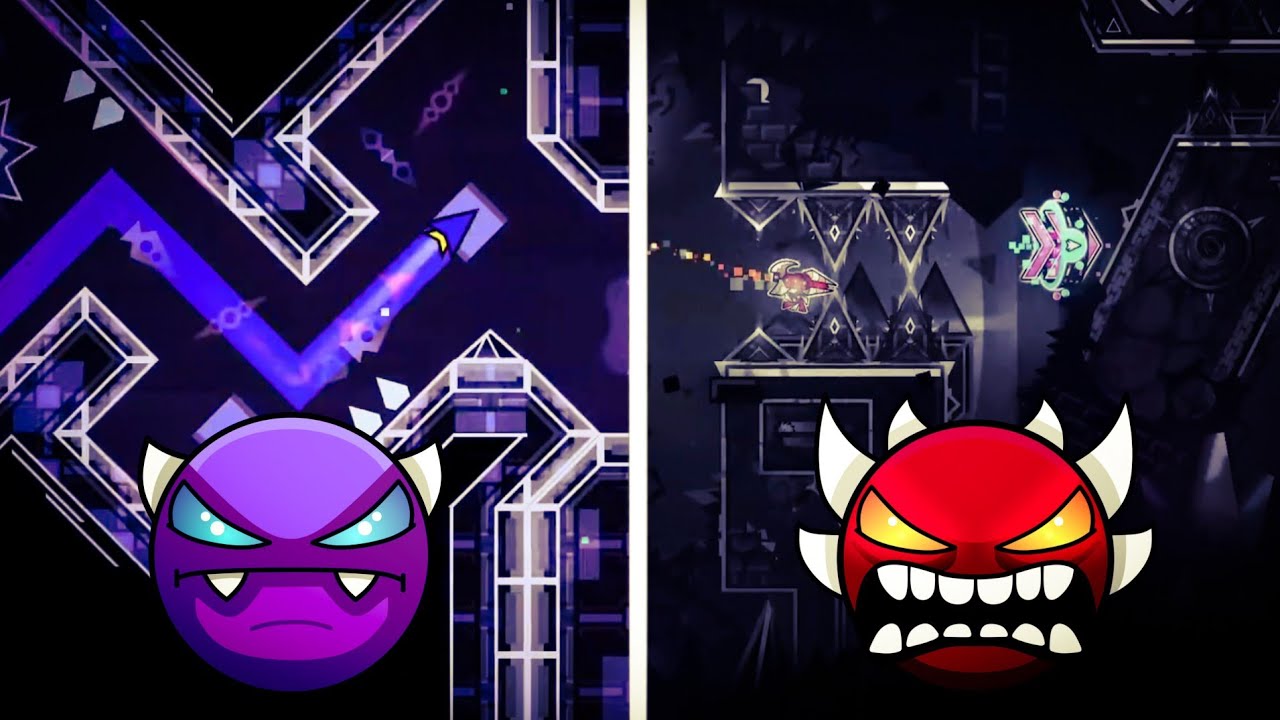 The Hardest Demon Of Each Difficulty In Geometry Dash Youtube