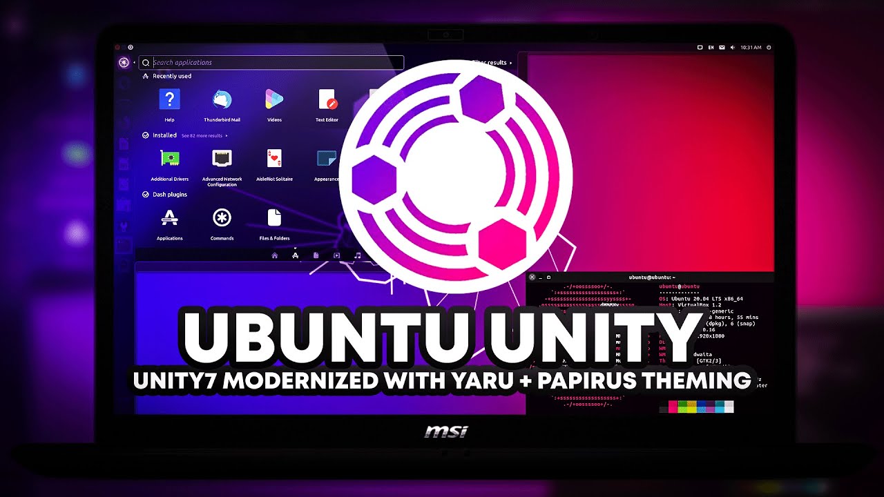 Ubuntu Unity A Powerful Blend Of Ubuntu And Unity Youtube