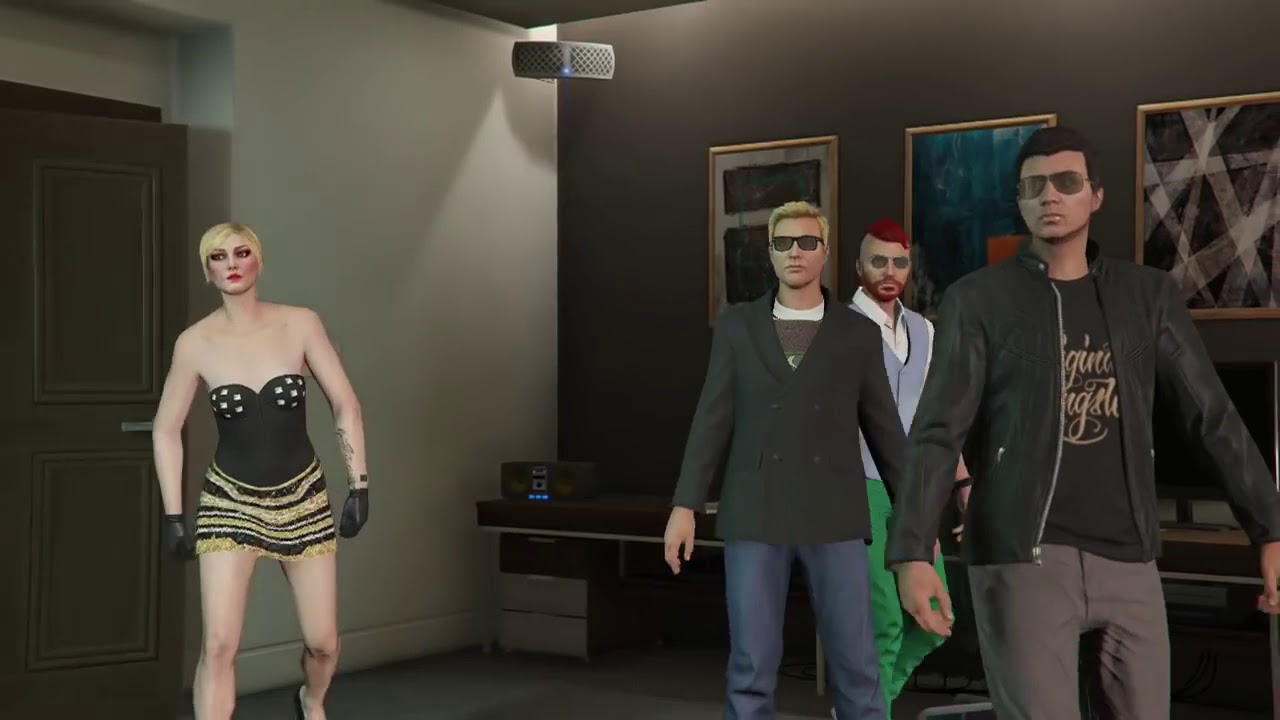 Gta V Online Ps3 Heist Scene Trevor Youtube