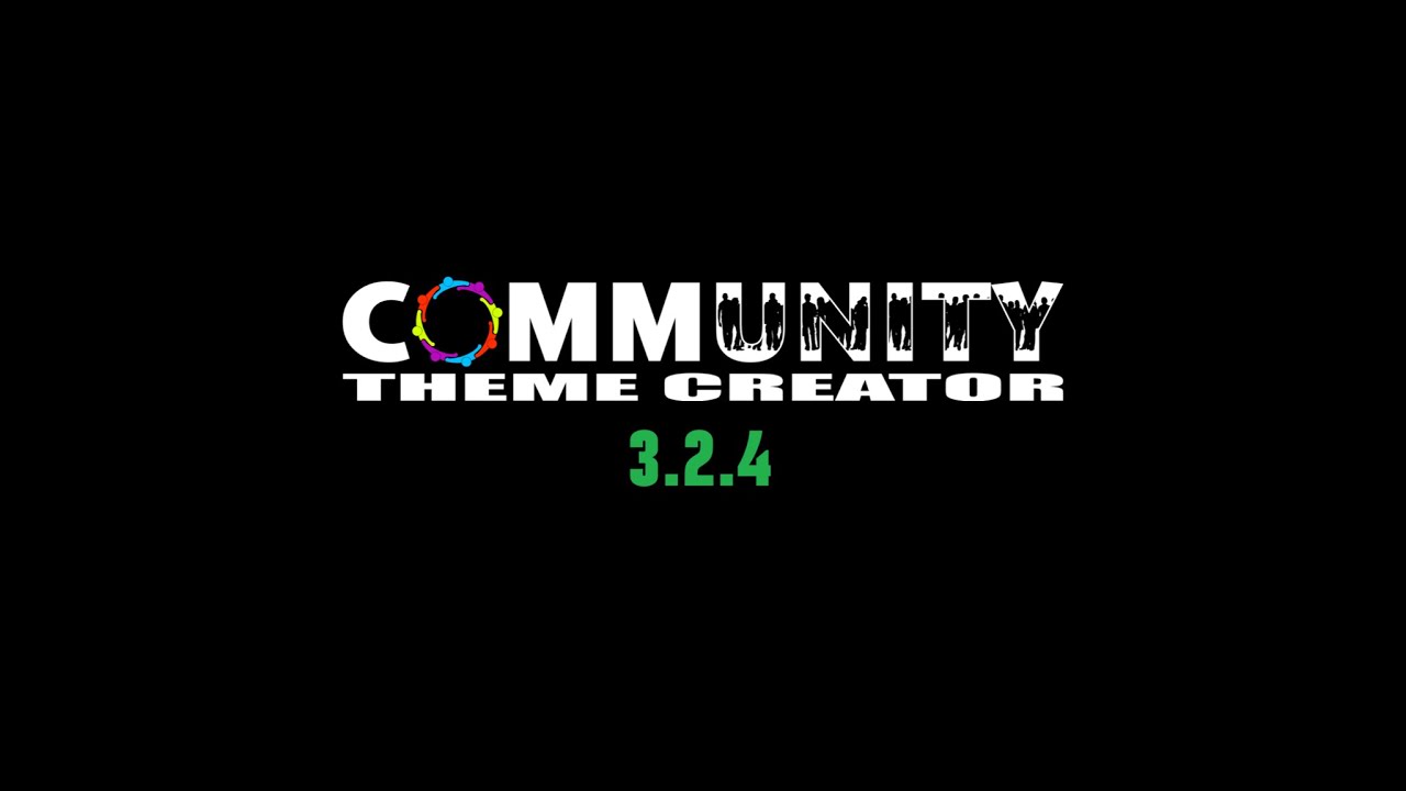 Community Theme Creator 3 2 4 Youtube