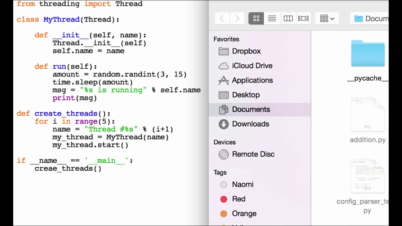 Python 101 Episode 21 Using Threads Youtube