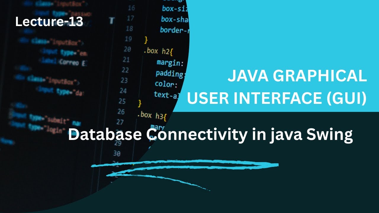 Java Swing Mysql Database Connectivity Crud App Tutorial For