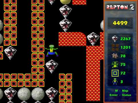 Repton 2 Fjord 05 19 Level 5 Youtube