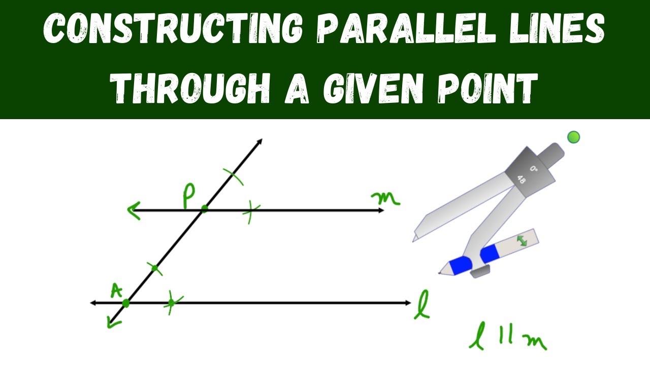 Parallel Line Construction Construction Of 36 Angle Using