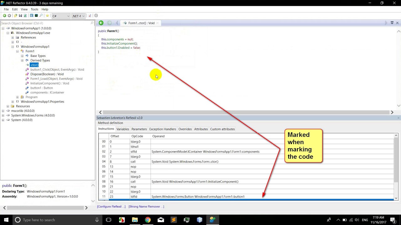 Net Reverse Engineering Enable Button Youtube