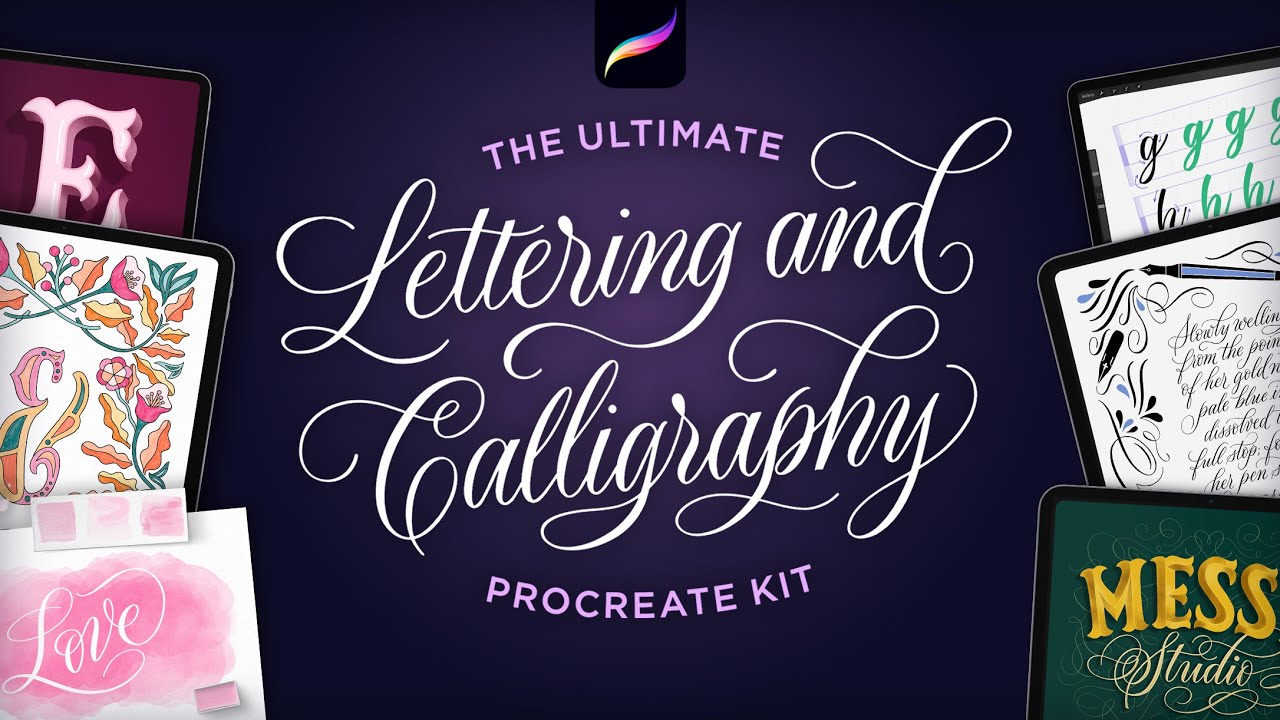 Ultimate Procreate Brushes For Lettering Calligraphy Learn Ipad