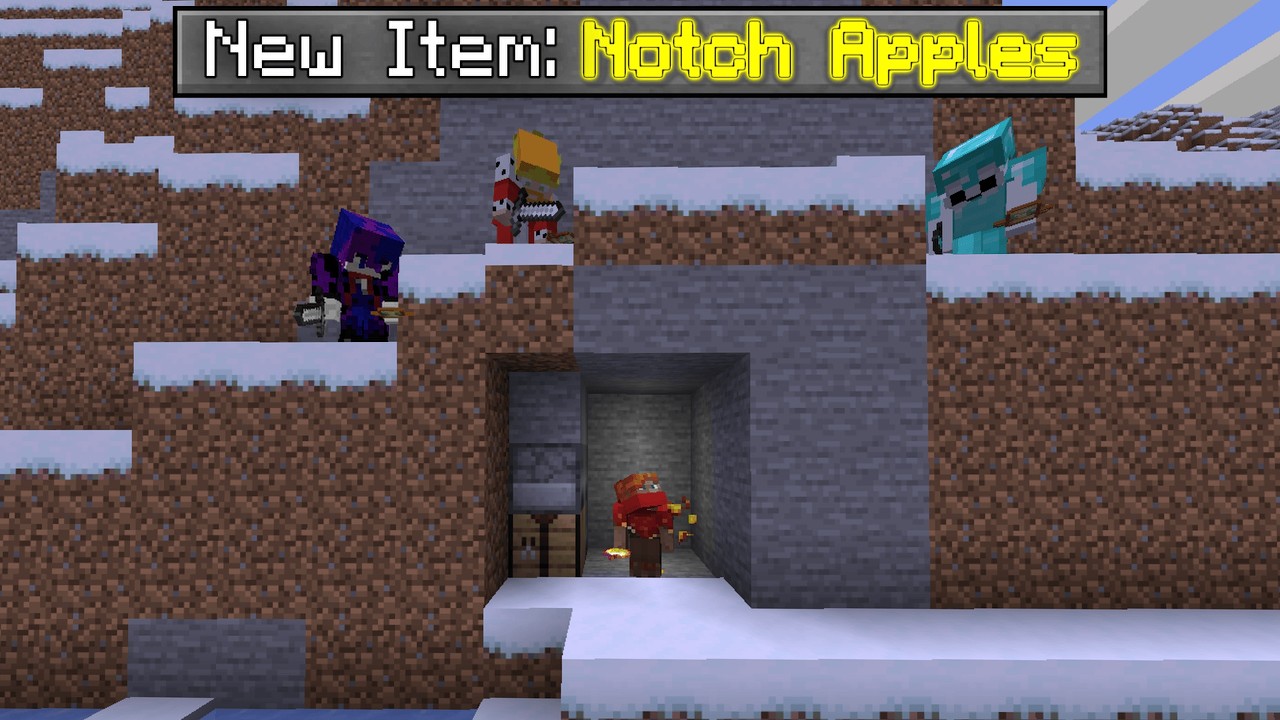 Minecraft Manhunt But We Get Random Loot Drops Rematch Youtube