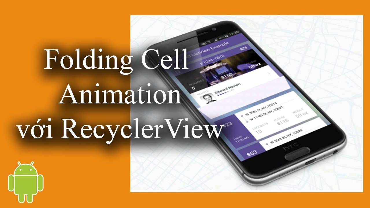 Expand Collapse Item Recyclerview Vá I Hiá U á Ng Folding Cell Animation