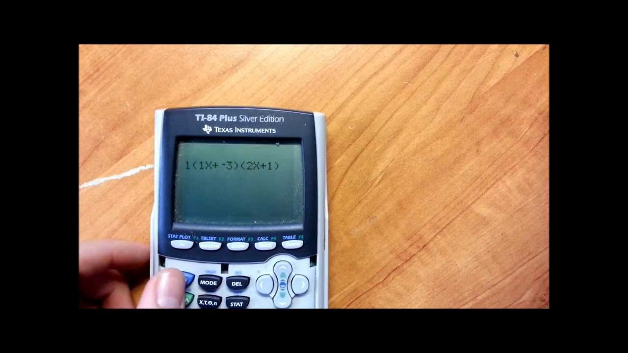 Factoring Polynomials Program Ti 84 Youtube