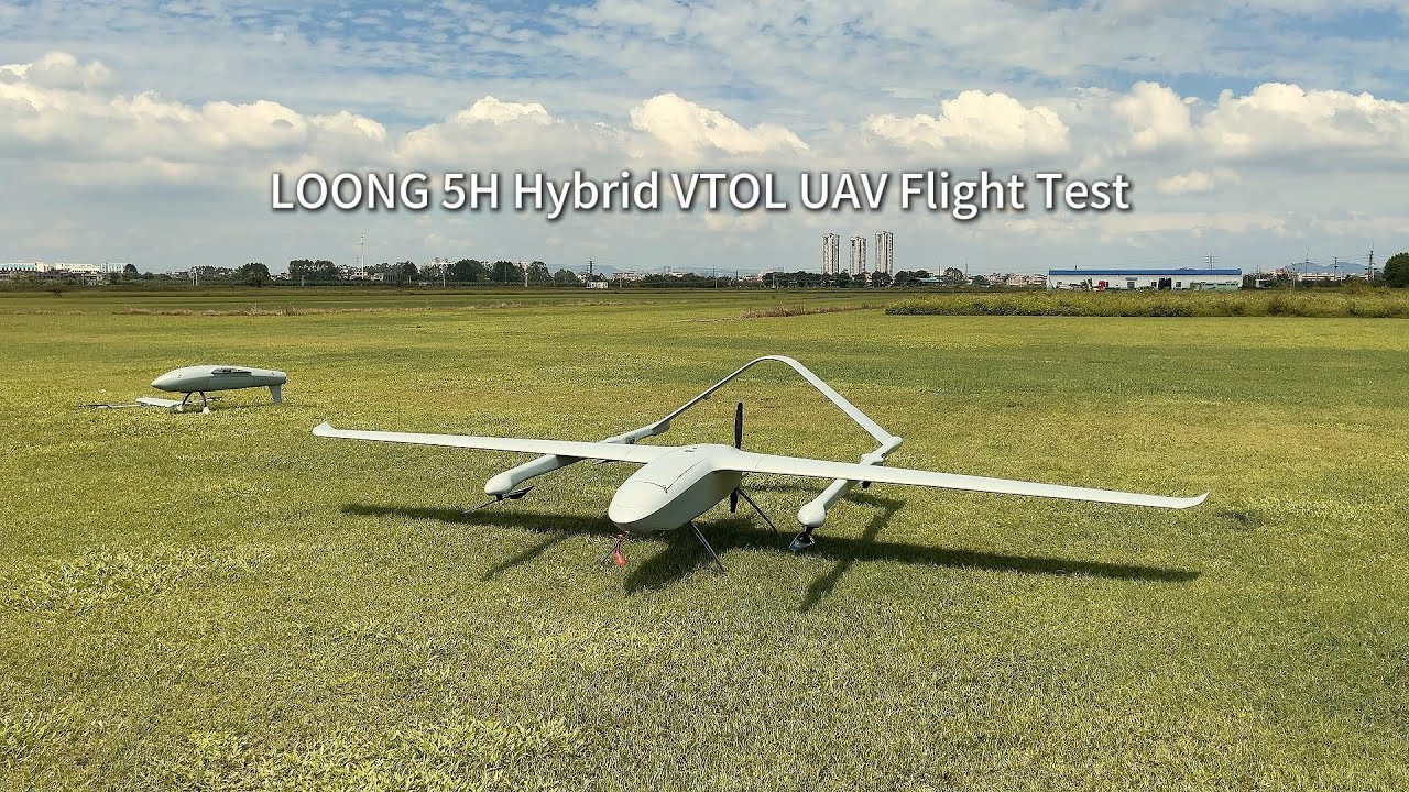 Loong 5h Hybrid Vtol Uav Flight Test Youtube