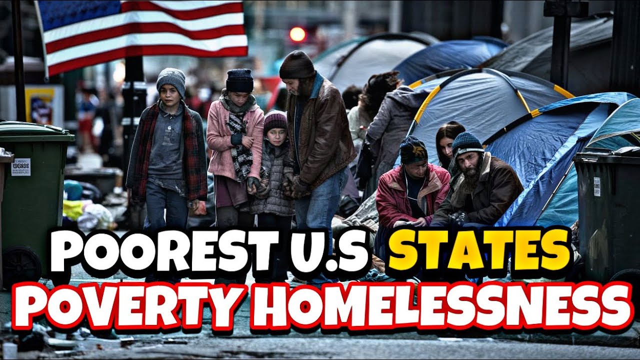 Top 10 States With Highest Poverty In America Poorest States 2024