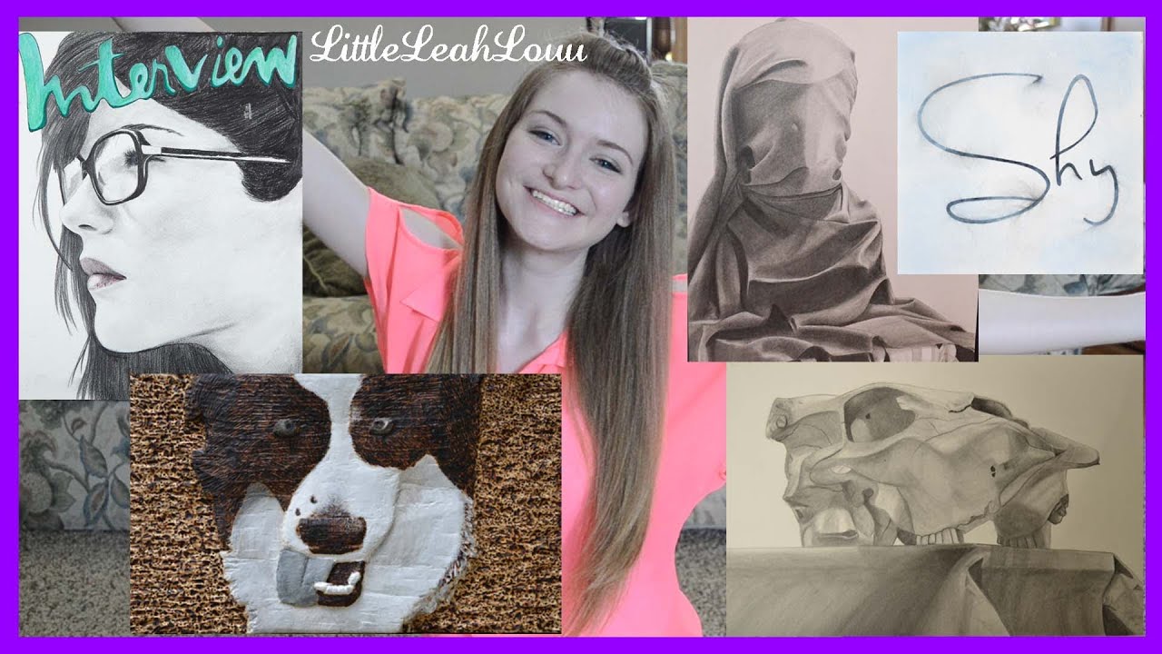 My High School College Art Portfolio Youtube