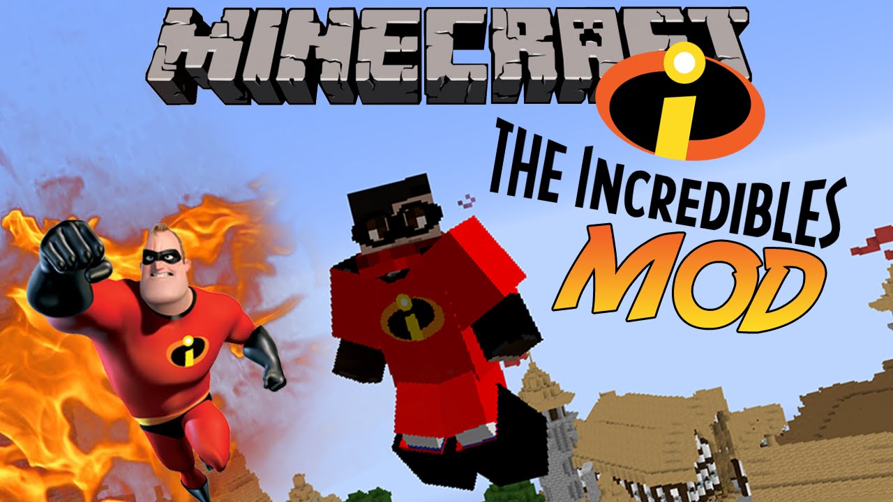 Minecraft The Incredibles Super Heroes Mod Mod Showcase Youtube