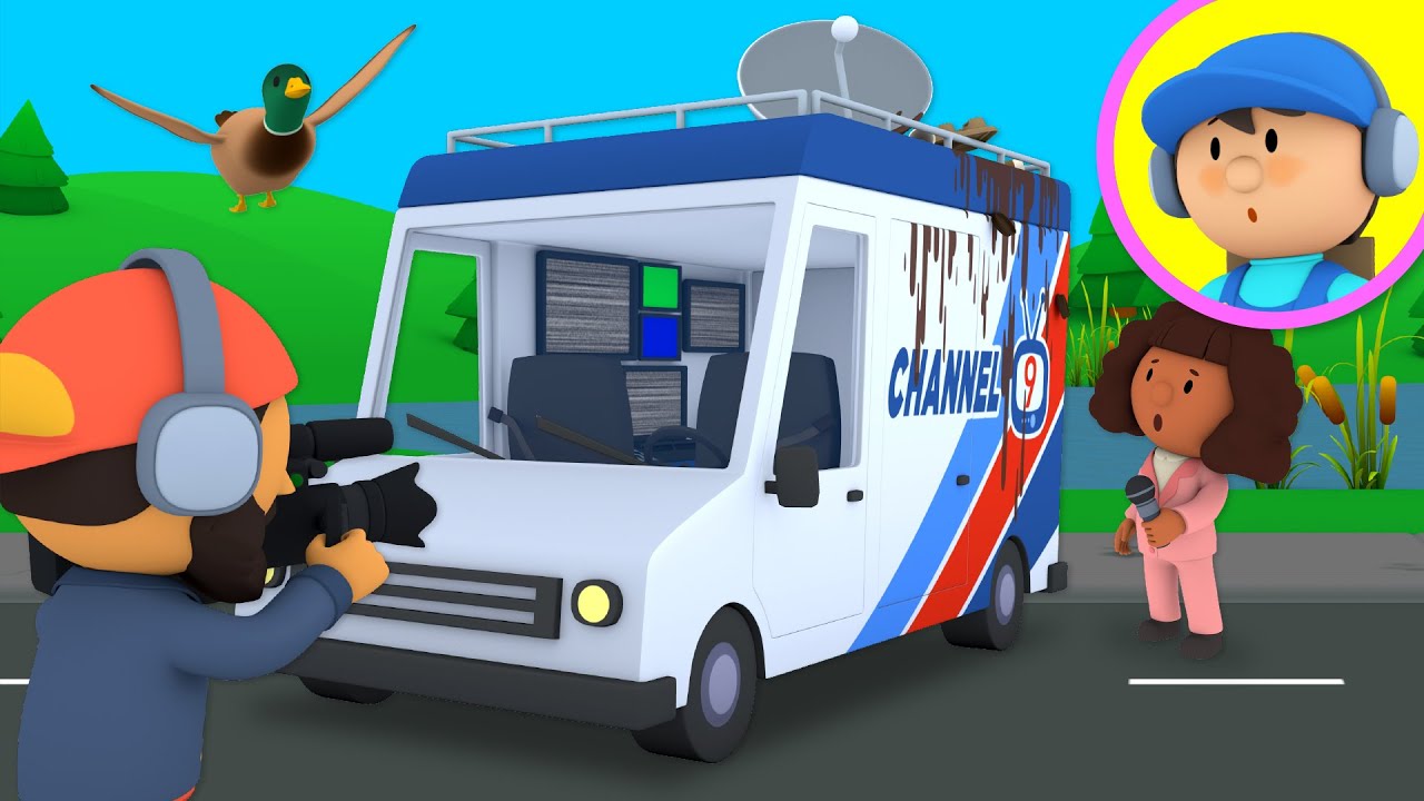 A Dirty News Van Zooms To The Car Wash Carl S Car Wash Youtube