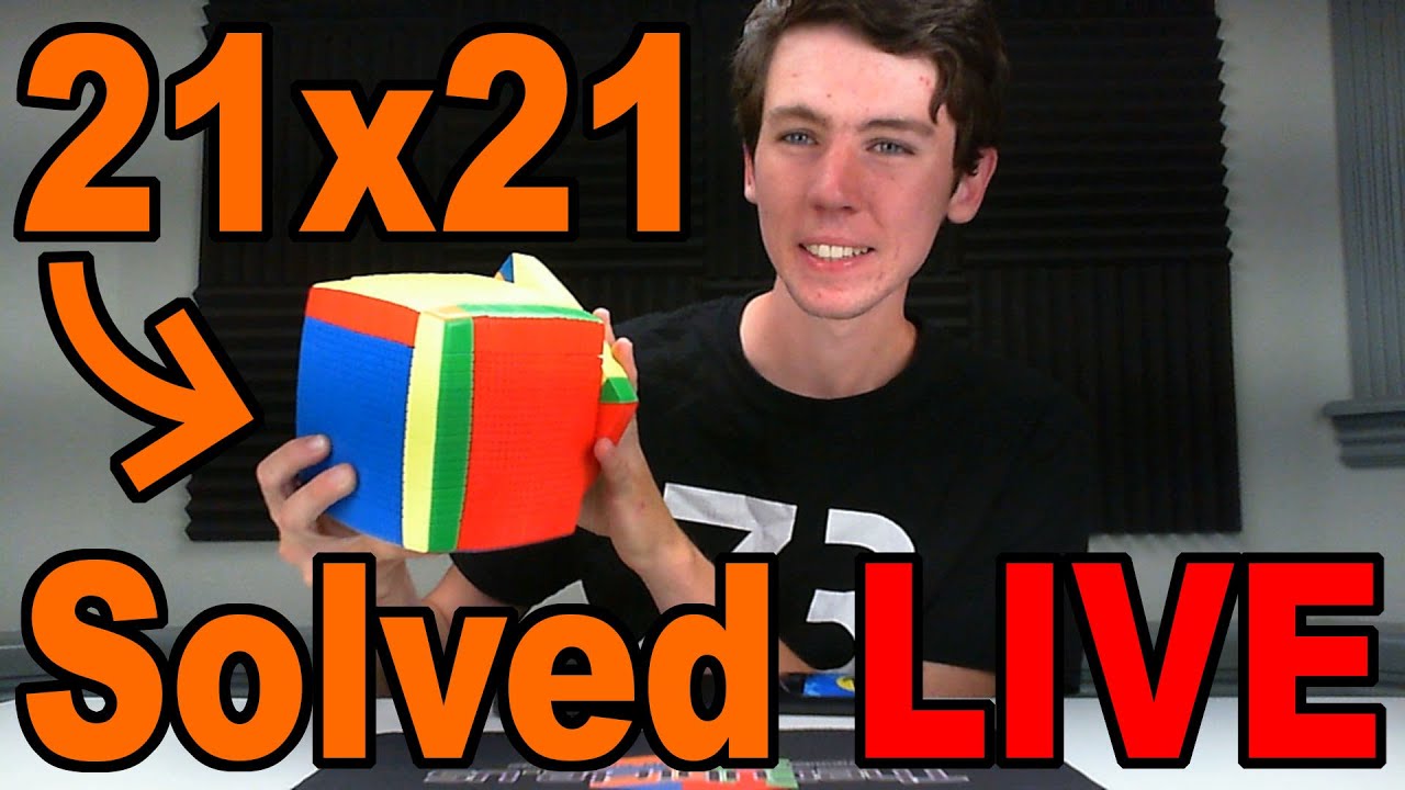 Solving The 21x21 Live Youtube