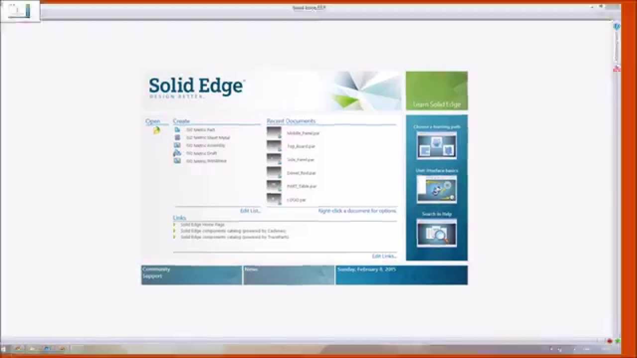 Solid Edge Basics 3 Youtube