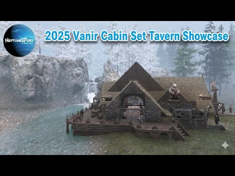 Conan Exiles 2025 Vanir Cabin Set Showcase Tavern Viking Norse