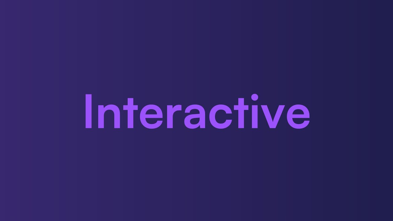 Tutorial Interactive Display Youtube