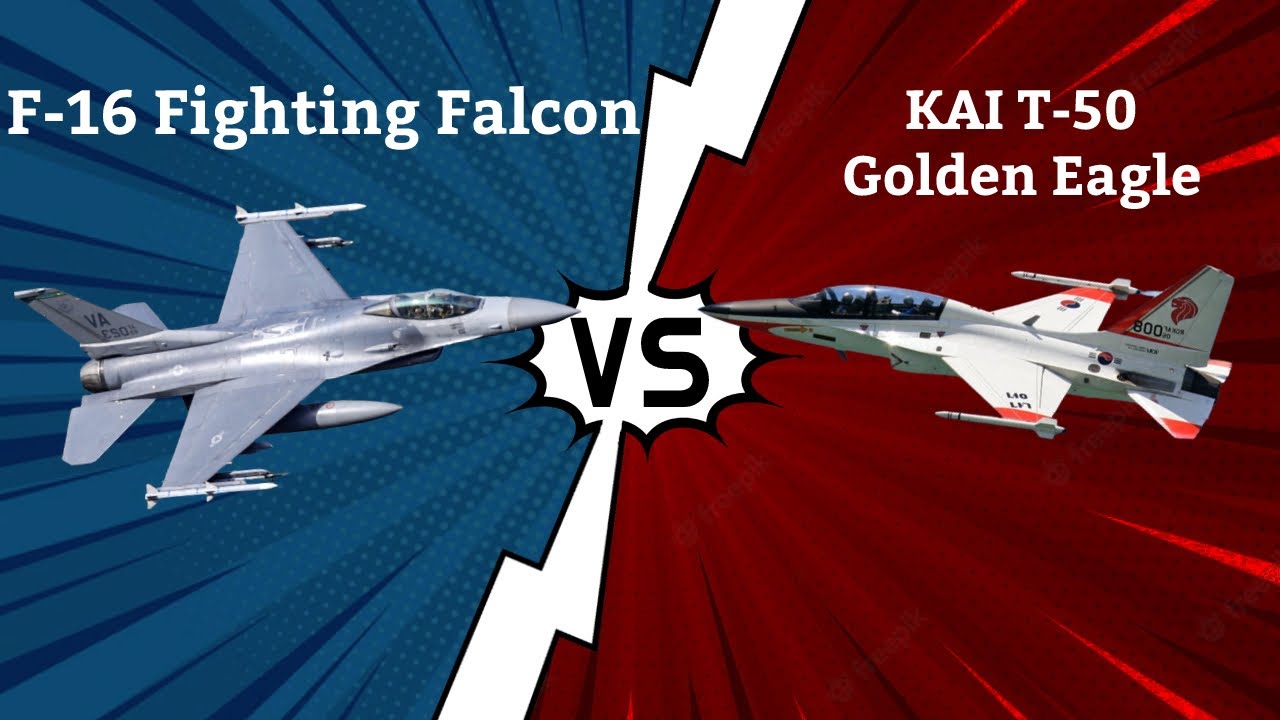 F 16 Fighting Falcon Vs Kai T 50 Golden Eagle Fighter Jets Youtube