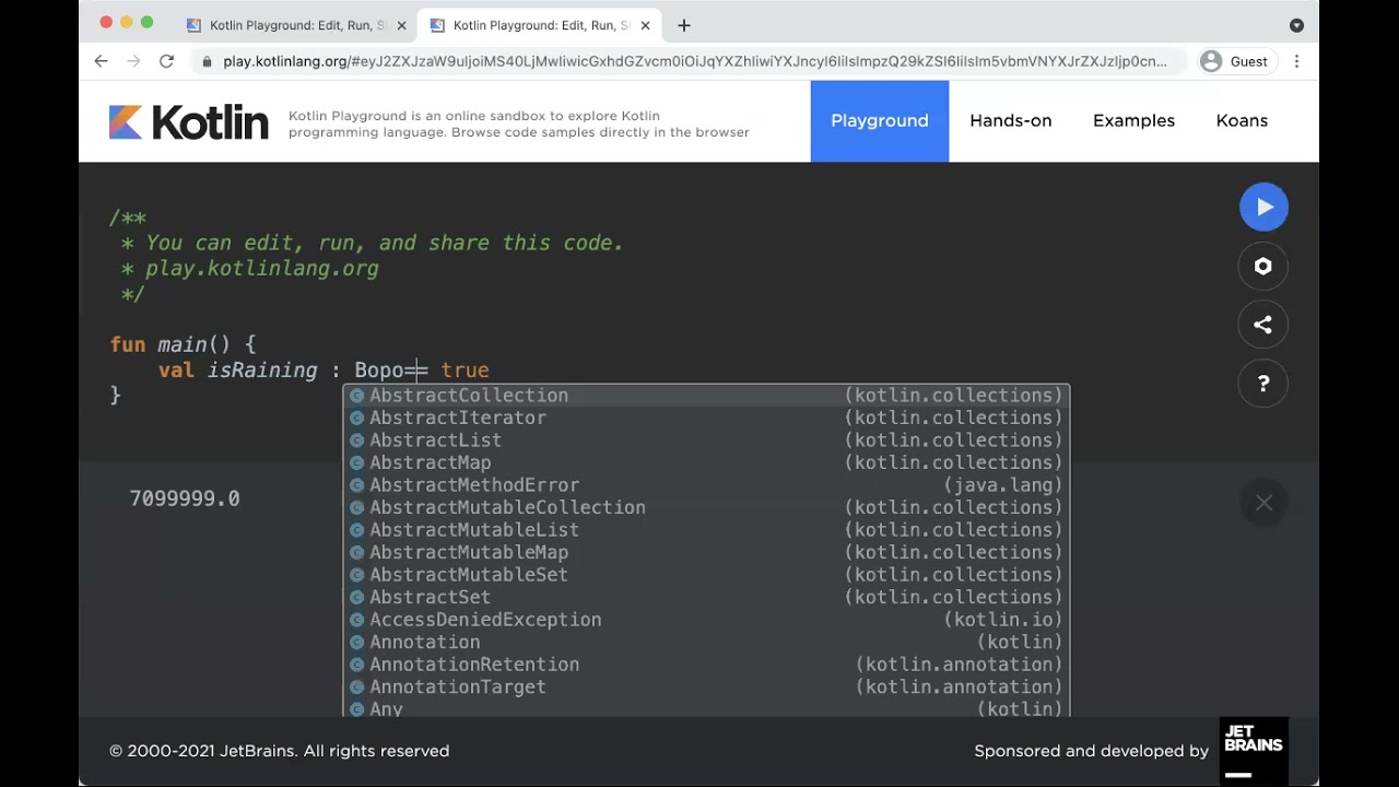 Kotlin Basic Types Youtube