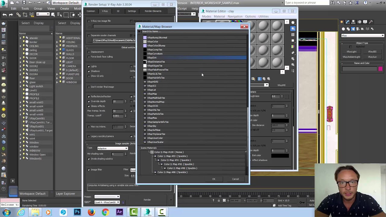 Vray Interior Lighting Setup Level 1 Youtube