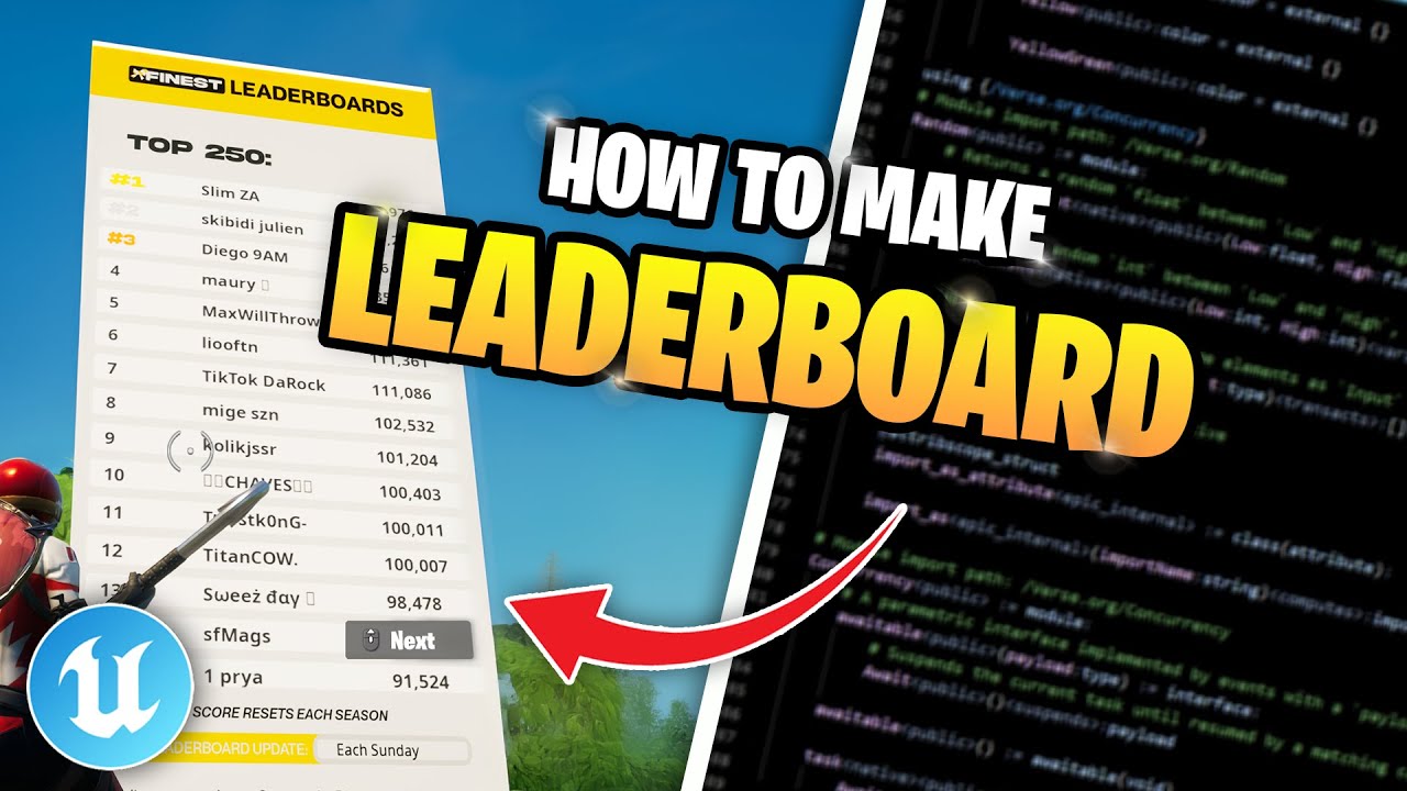 How To Make A Leaderboard In Uefn 2024 Youtube