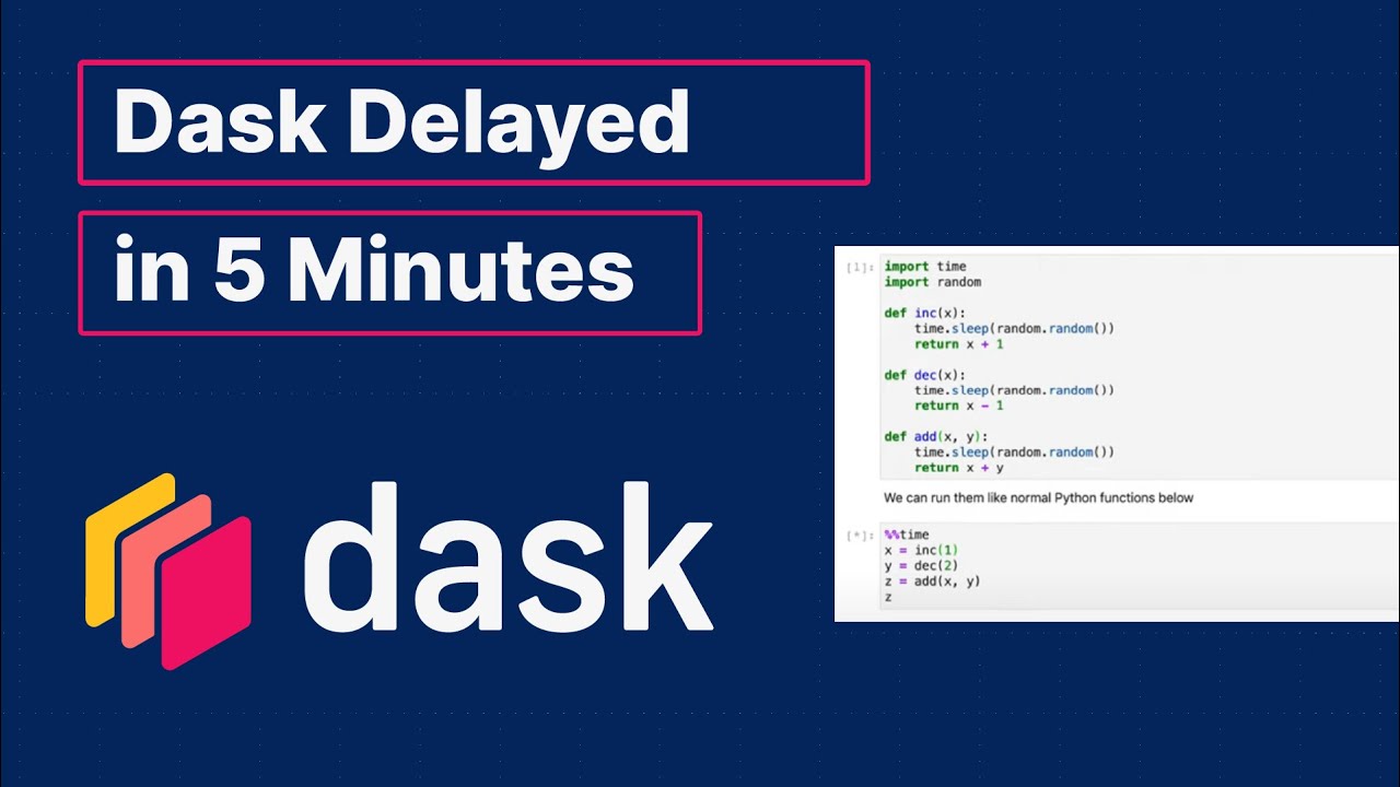Dask Delayed In 5 Minutes An Introduction Youtube