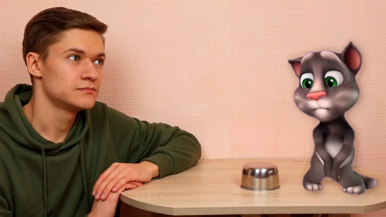 Talking Tom In Real Life Part 3 What Does Tom Want Youtube