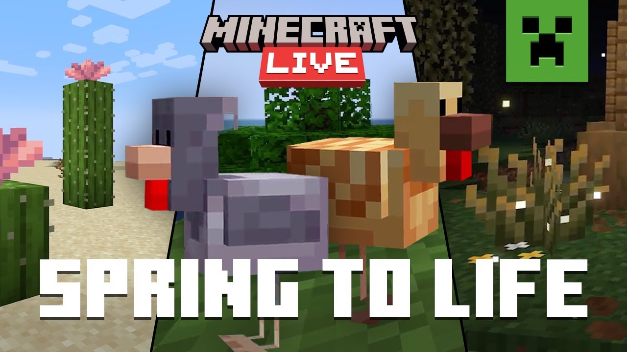 Minecraft Live March 2025 Spring To Life Youtube