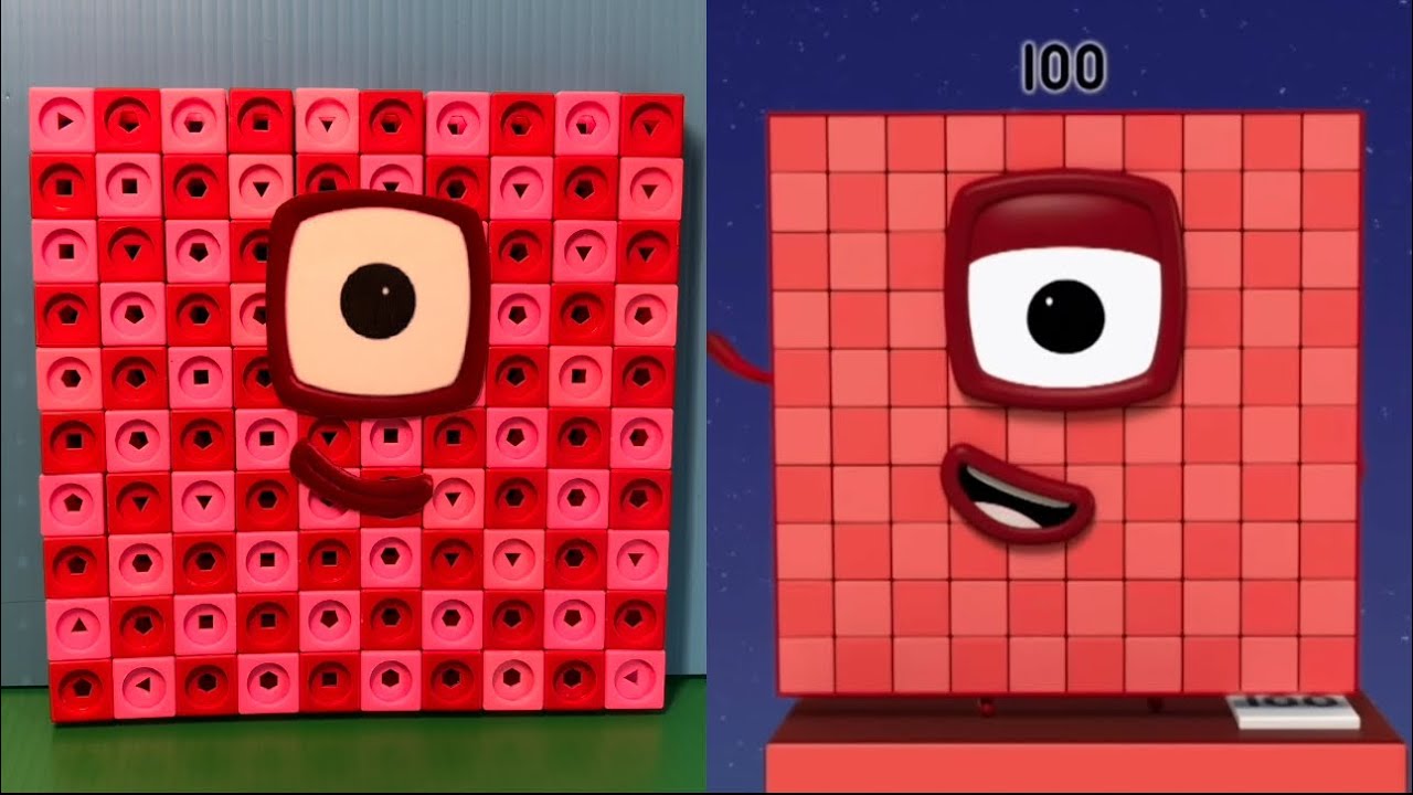 Numberblocks 100 0 Learning Countdown 100 1 But Use Numberblocks Toys