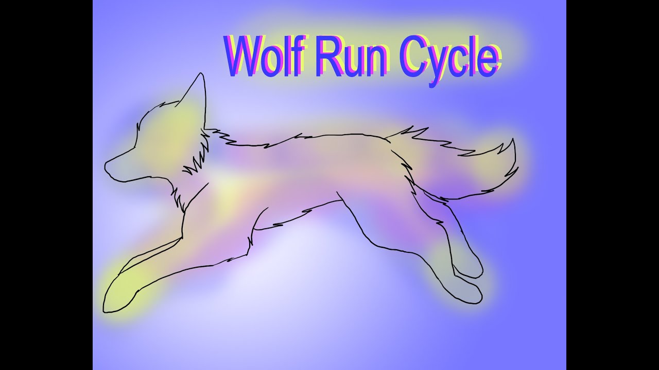 Wolf Run Cycle Animation