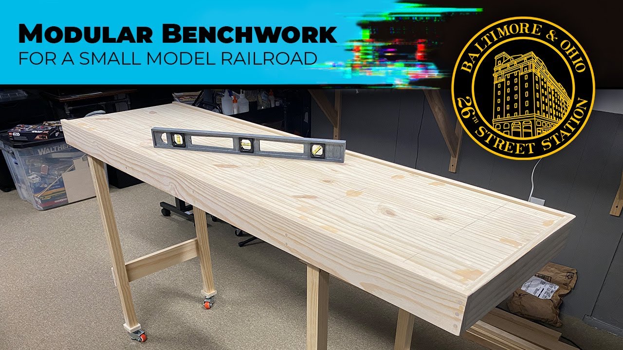 Modular Benchwork For A Small Model Railroad Youtube
