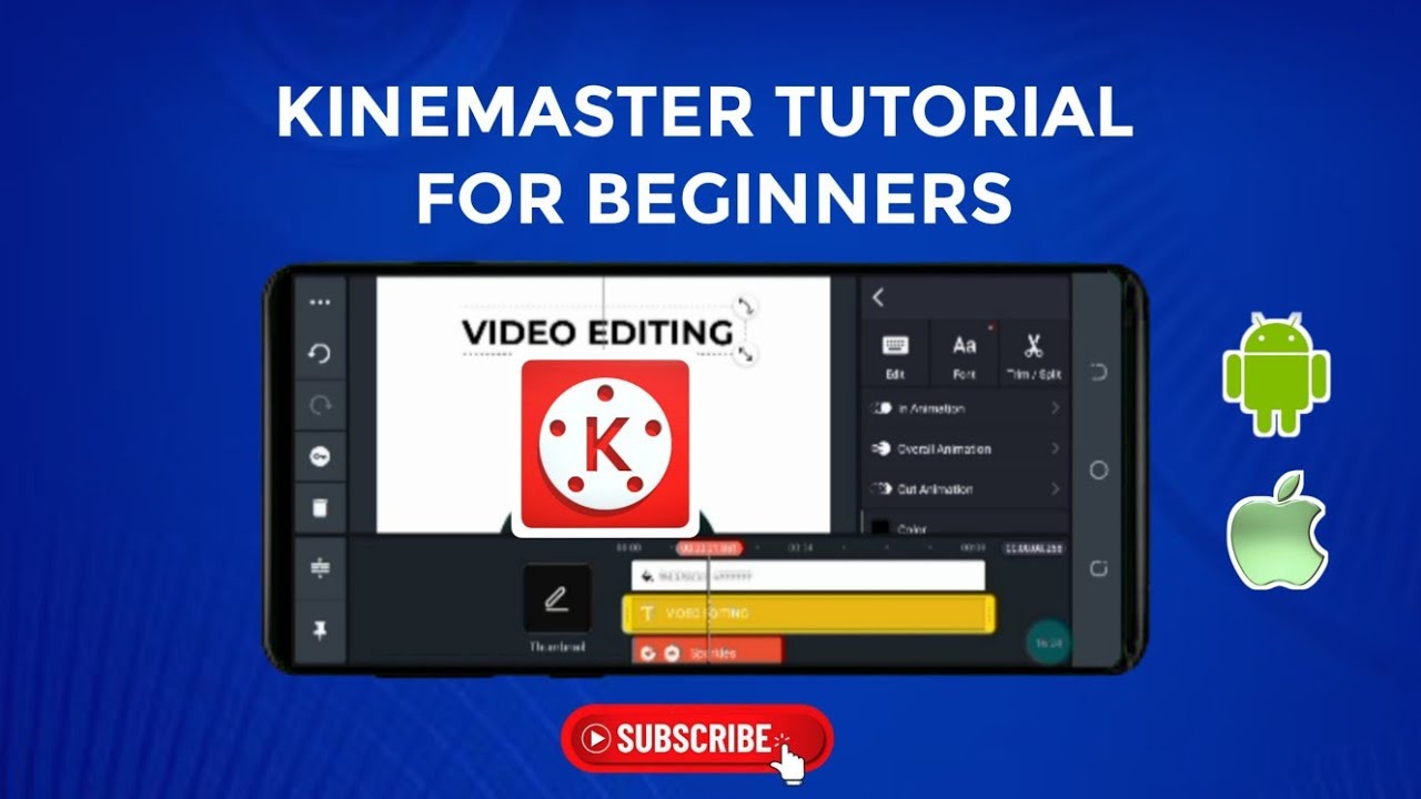 Kinemaster Tutorial How To Edit Video On Android Iphone Youtube