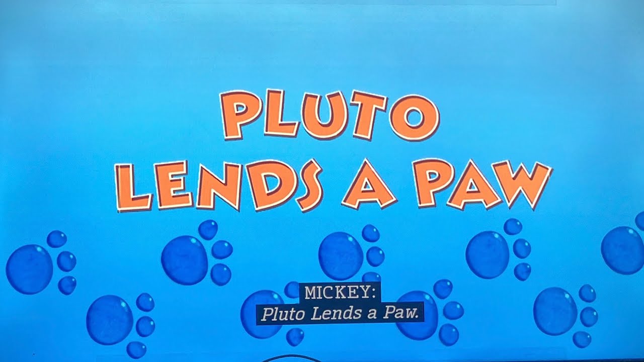 Mickey Mouse Clubhouse Pluto Lends A Paw Opening Youtube