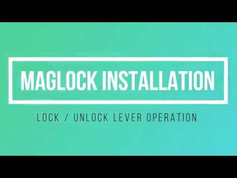 Maglock Installation Youtube