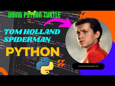 Tom Holland Spiderman Code In Python Turtle Import Graphics Python