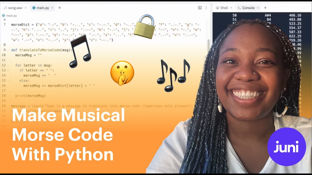 Make Musical Morse Code With Python Youtube