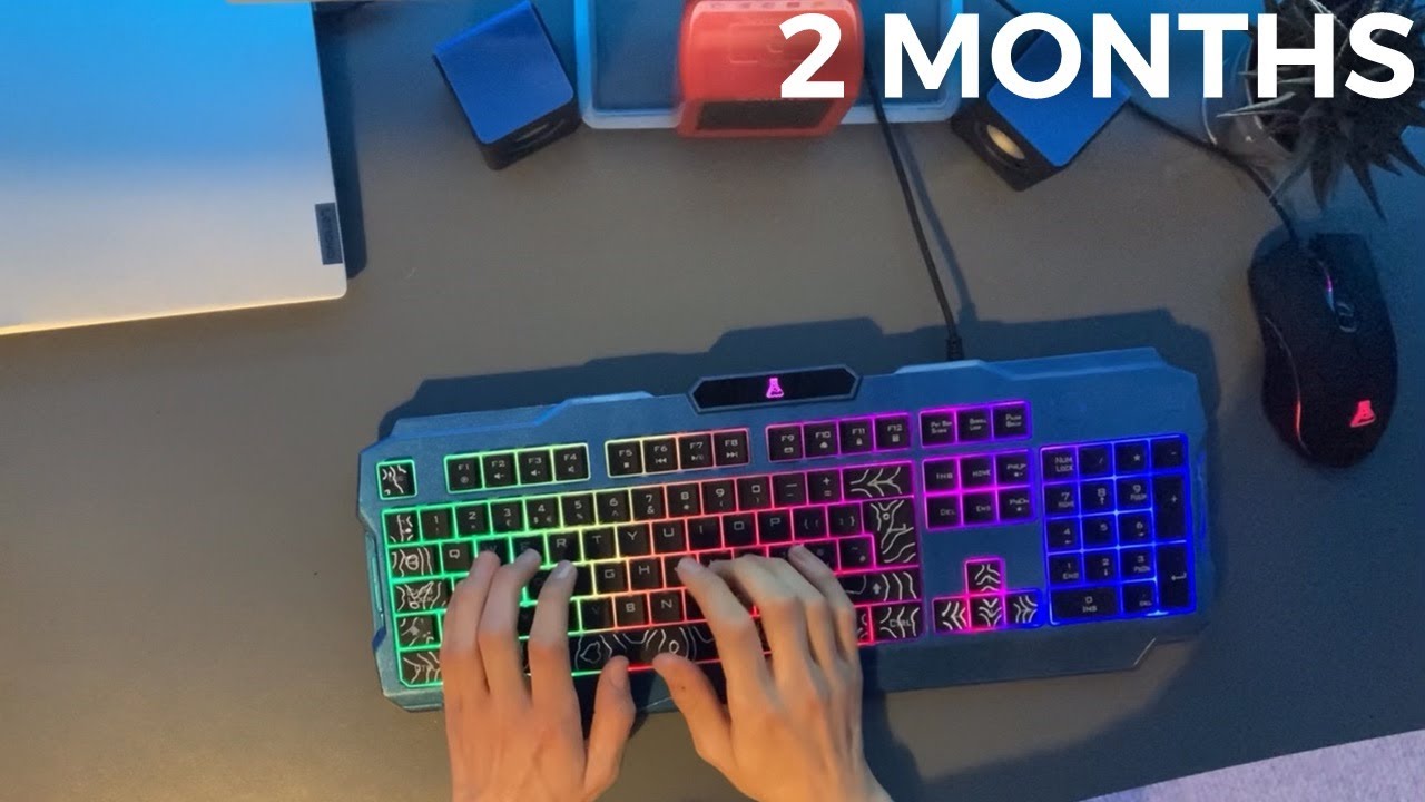 Wpm Test After 2 Months Of Learning Touch Typing Big Improvement