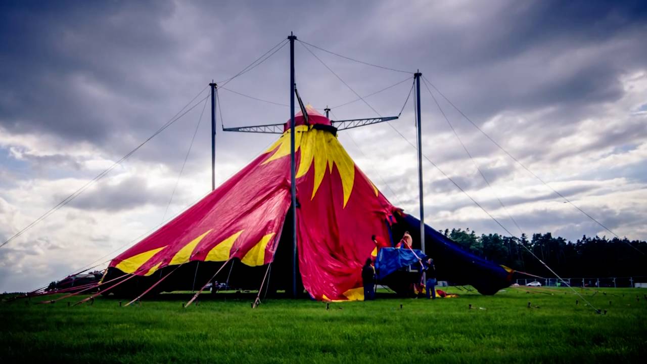 Summer Breeze Open Air 2016 Campsite Circus Tent Setup Time Lapse