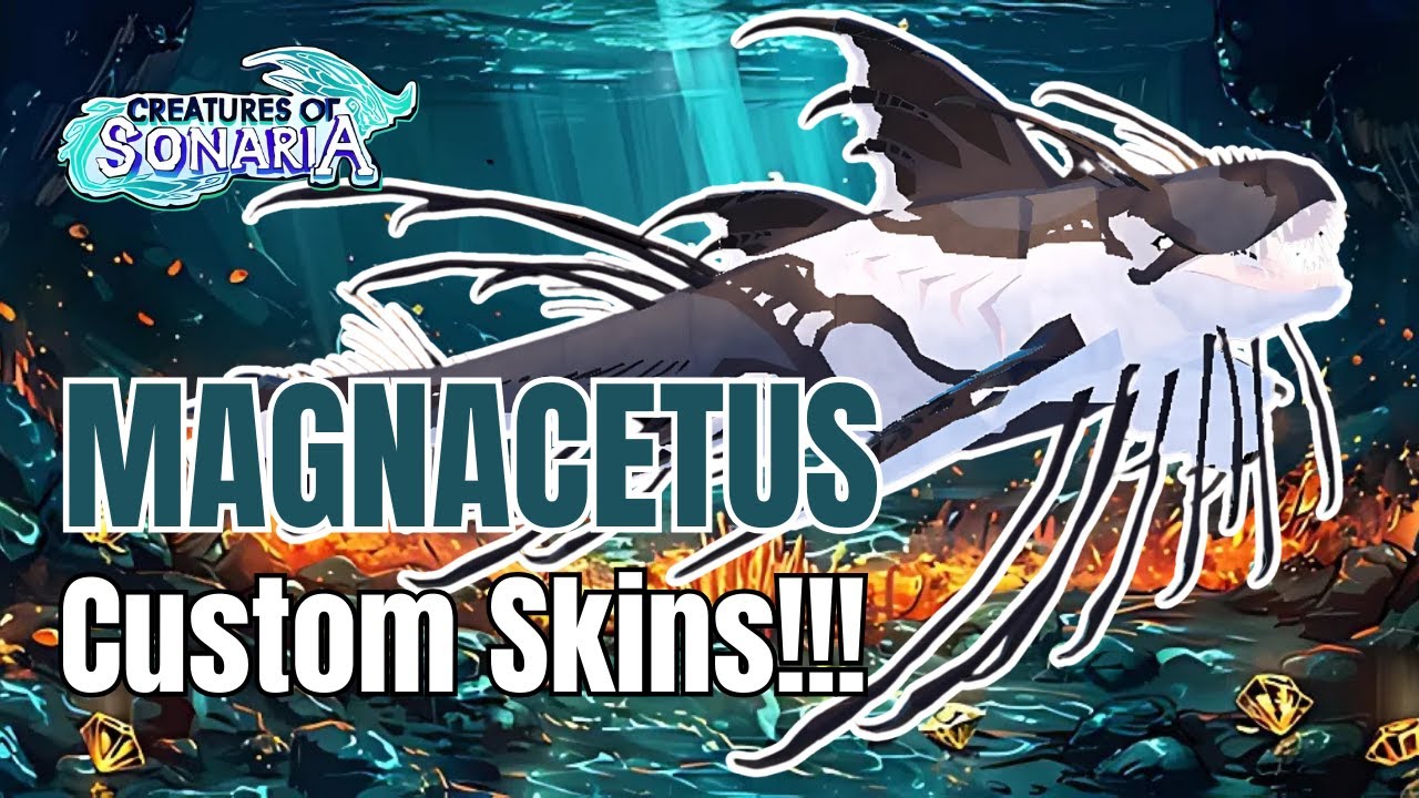 Magnacetus Skin Ideas Creatures Of Sonaria Youtube