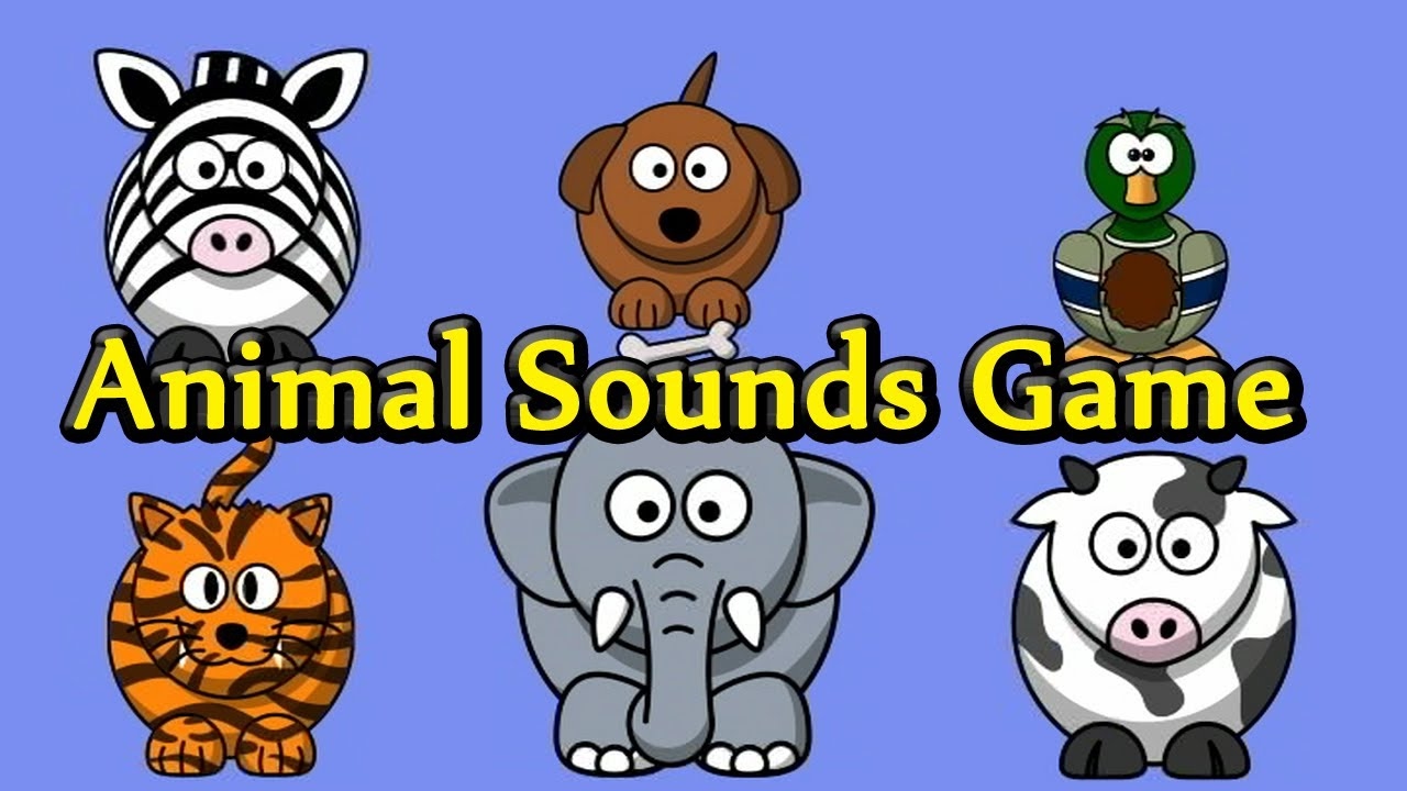 Interactive Animal Sounds Game Guess The Animals For Toddlers Kids