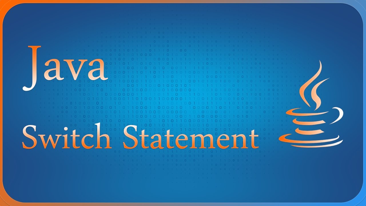 Java Switch Statement Youtube
