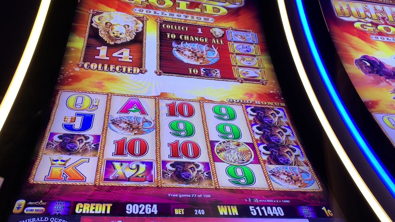 Massive Buffalo Gold Jackpot Bonus Youtube