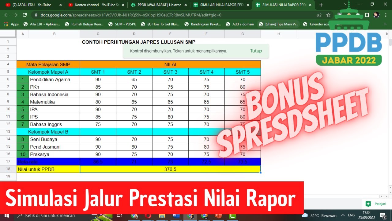 Cara Menghitung Nilai Akhir Ppdb Sma 2021 Jalur Prestasi Nilai Akademik ... Cara Menghitung Nilai Akhir Ppdb Sma 2021 Jalur Prestasi Nilai Akademik ...