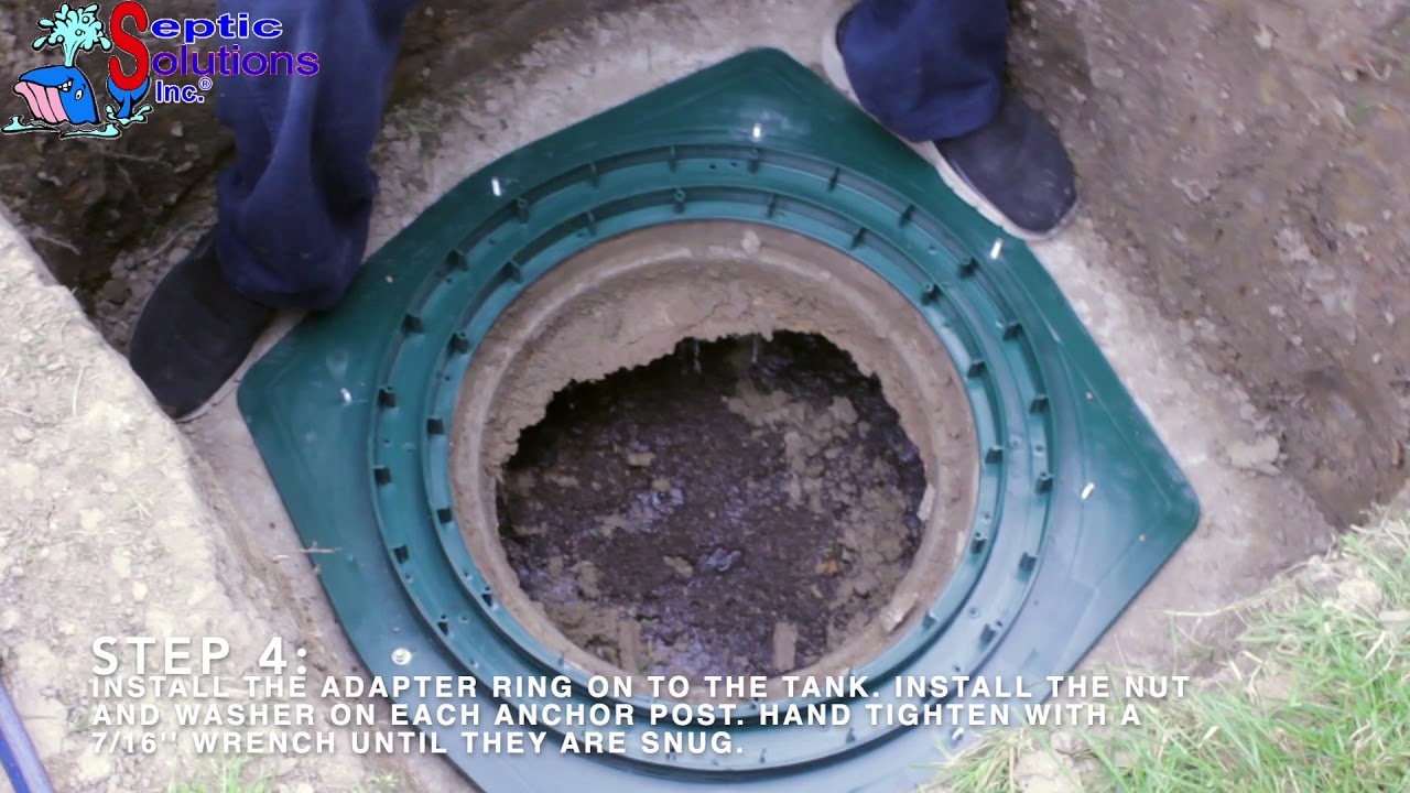 Septic Tank Riser Installation Polylok Riser System From Septic