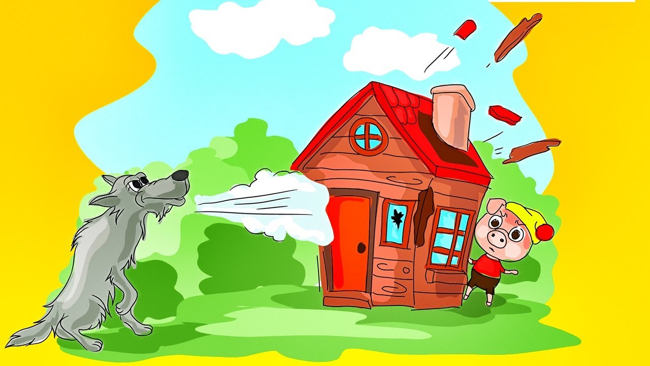 La Historia De Los Tres Cerditos Y El Lobo Feroz Cuentos Infantiles