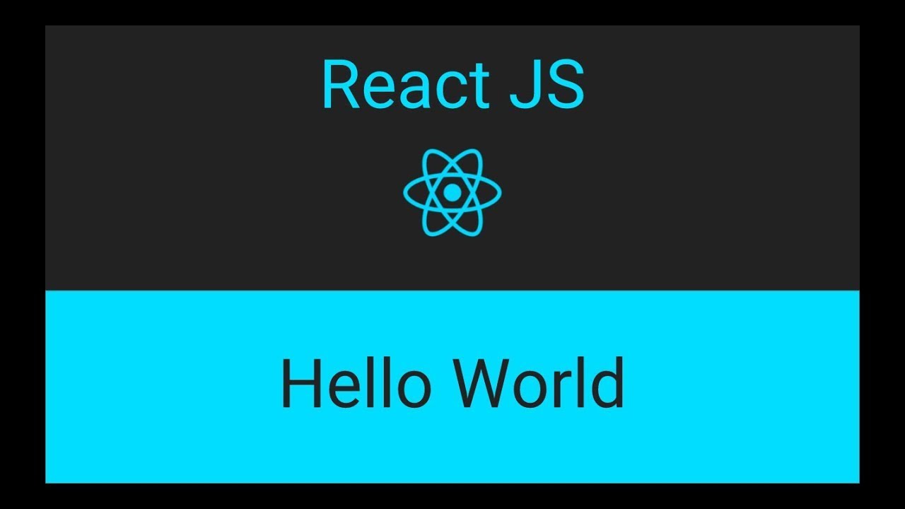 React Hello World Using Command Prompt Youtube