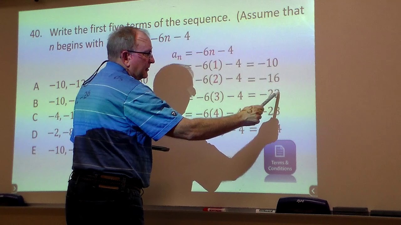 Arithmetic Sequence Patterns Youtube