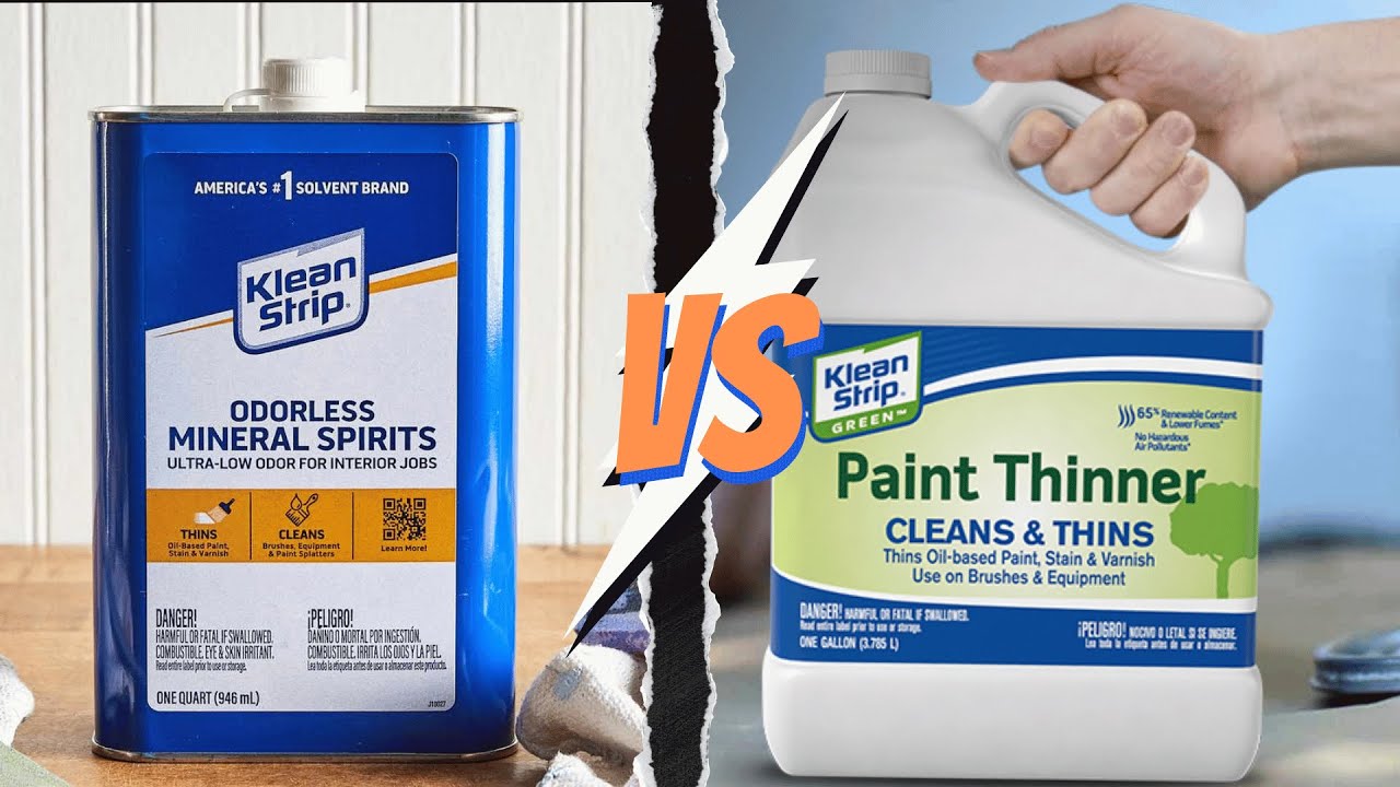 Mineral Spirits Vs Paint Thinner The Real Difference Youtube
